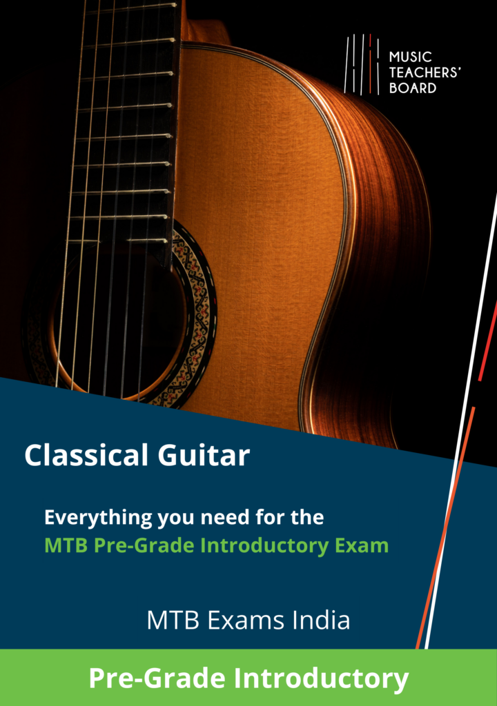 Custom Classical Guitar Pre-Grade Introductory Digital Book - MTB Exams India
